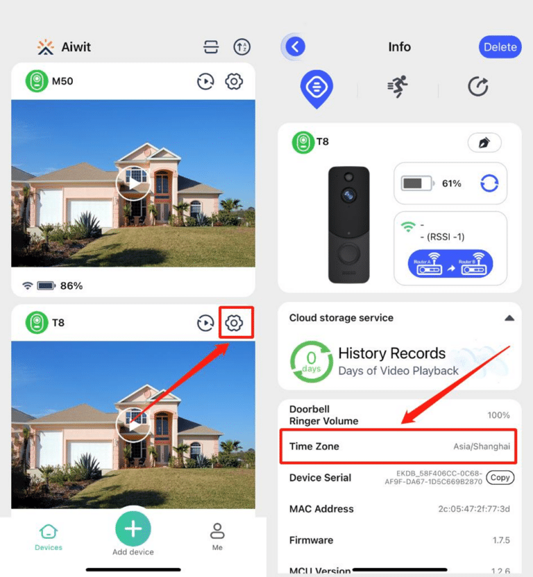 Settings - Aiwit App